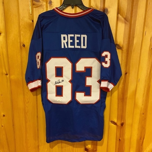 Custom | Shirts | New Signed Andre Reed Jersey Buffalo Bills ...